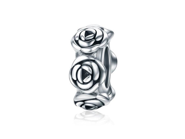Pandora Compatible Rose Spacer/Stopper Charm – Be Fabulous Jewellery